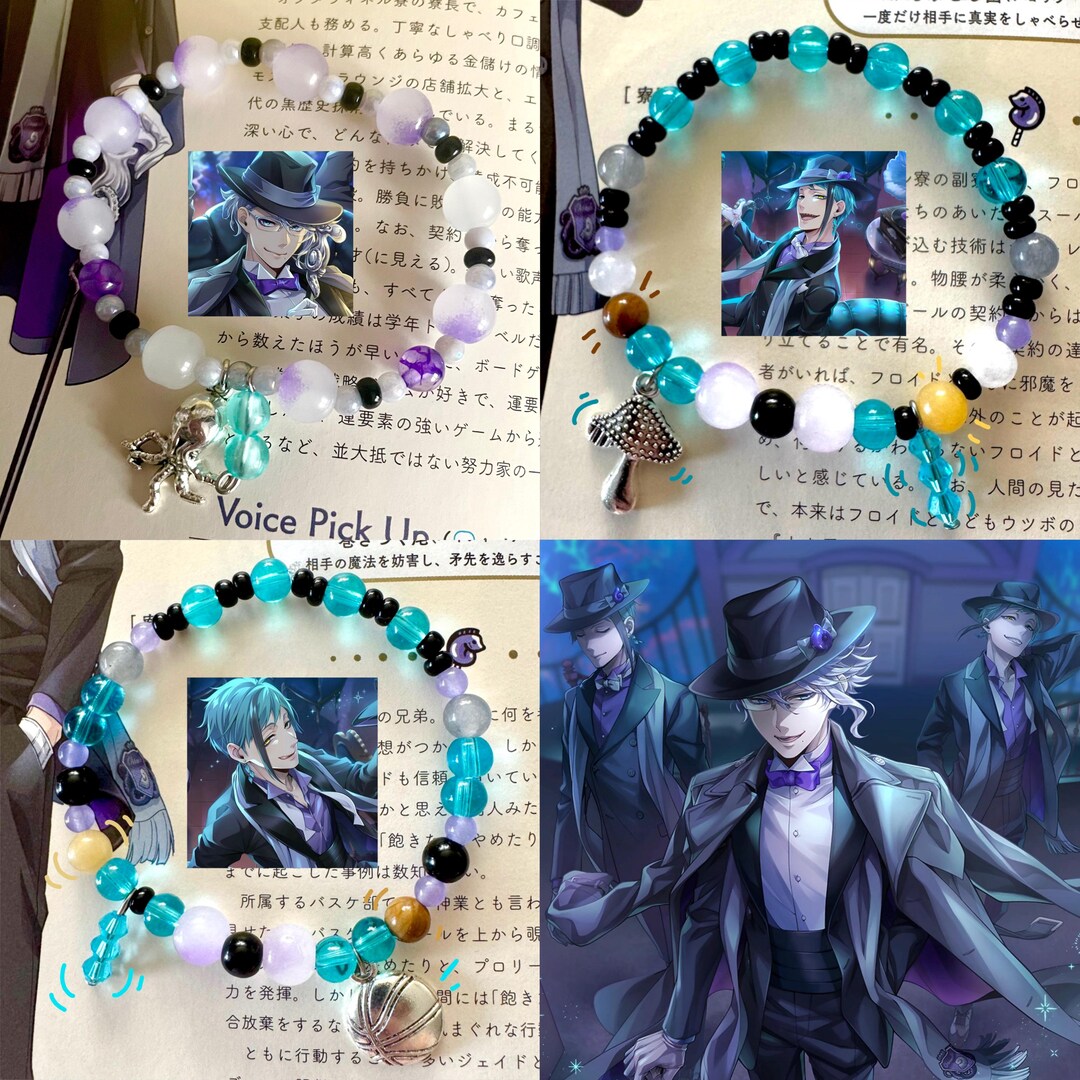 Twisted Wonderland Octavinelle Themed Beaded Bracelets - Etsy