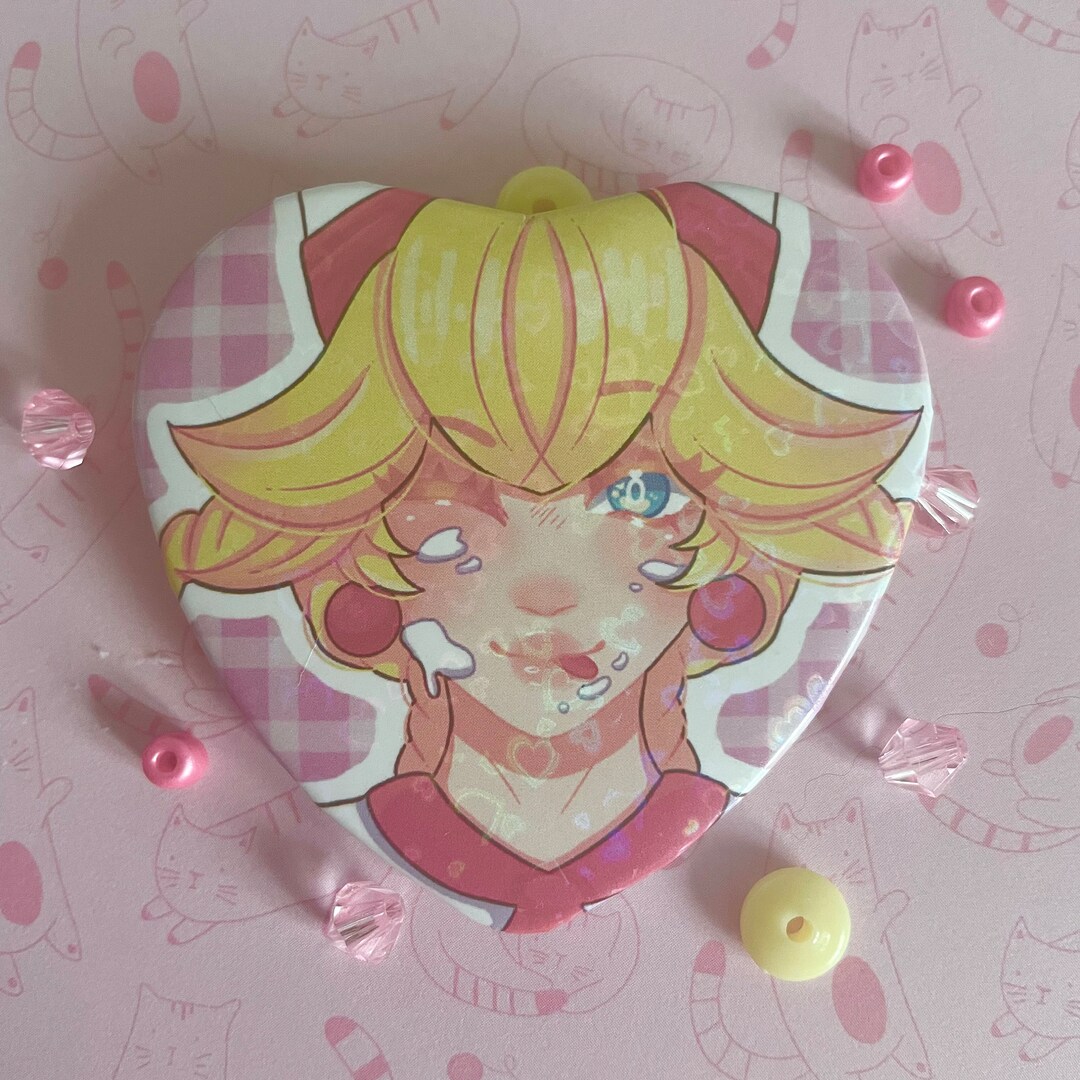 Princess Peach Showtime Button - Etsy