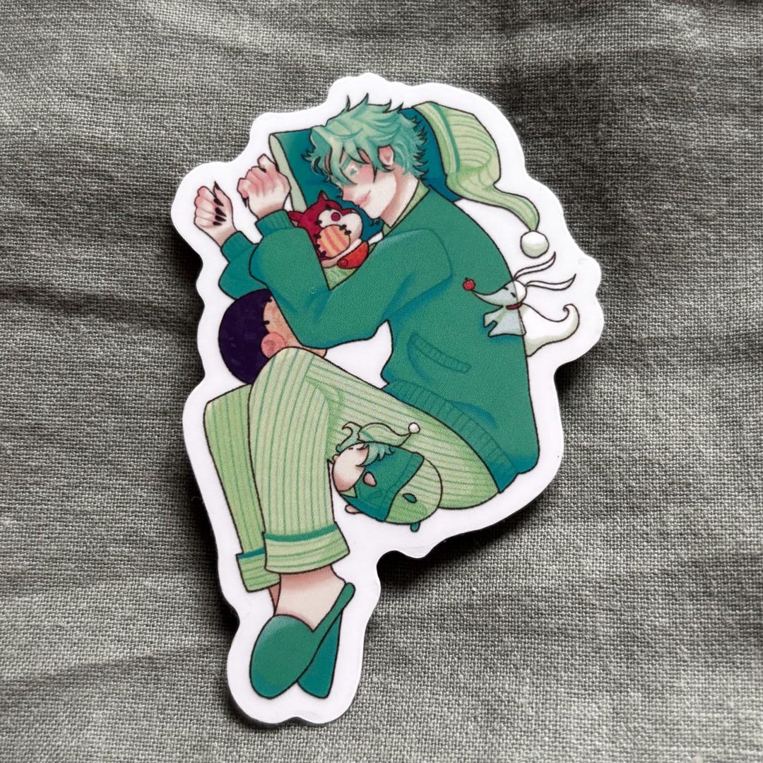 Twisted Wonderland Sebek Zigvolt Loungewear Sticker - Etsy