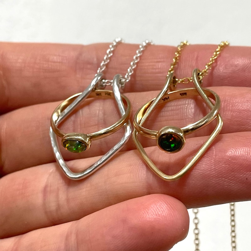 Ring Holder Necklace - Etsy