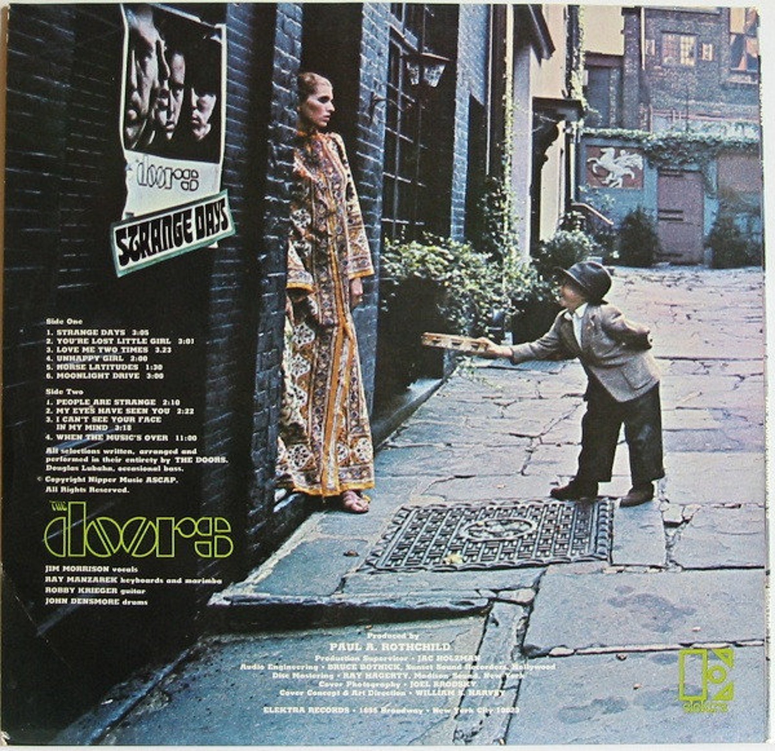 The Doors Strange Days Vinyl LP 12" Record Classic Album Early Pressing ...