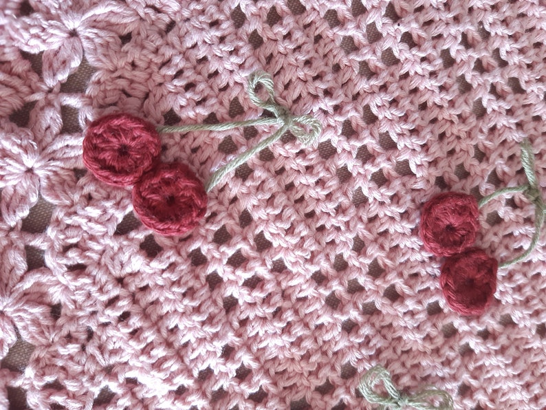 Cherry Bandana - Crochet Pattern - Etsy