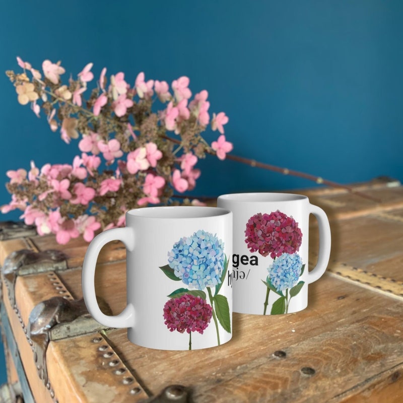 Hydrangea Tea Cup - Etsy
