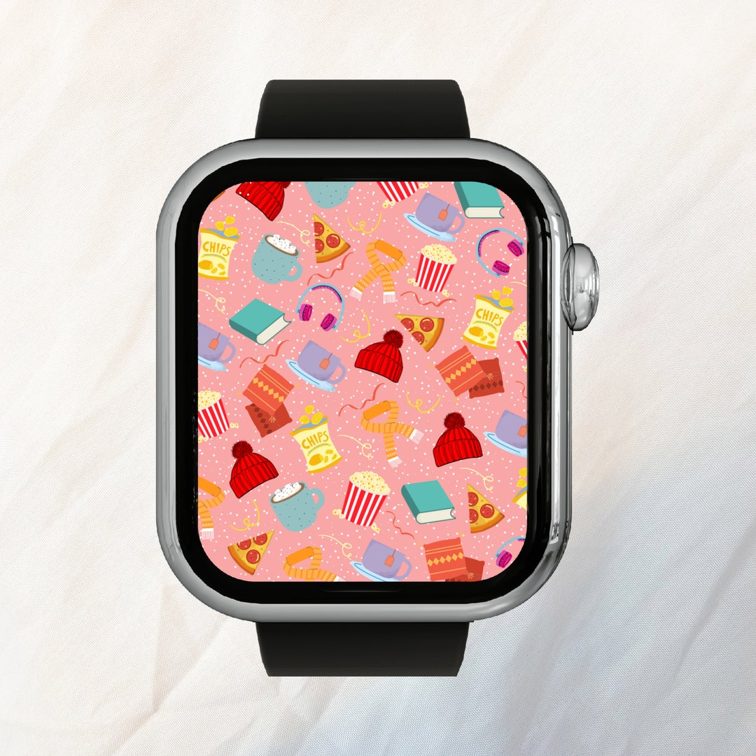 Pink Apple Watch Wallpaper, Cute Smart Watch Wallpaper, Funny Apple ...