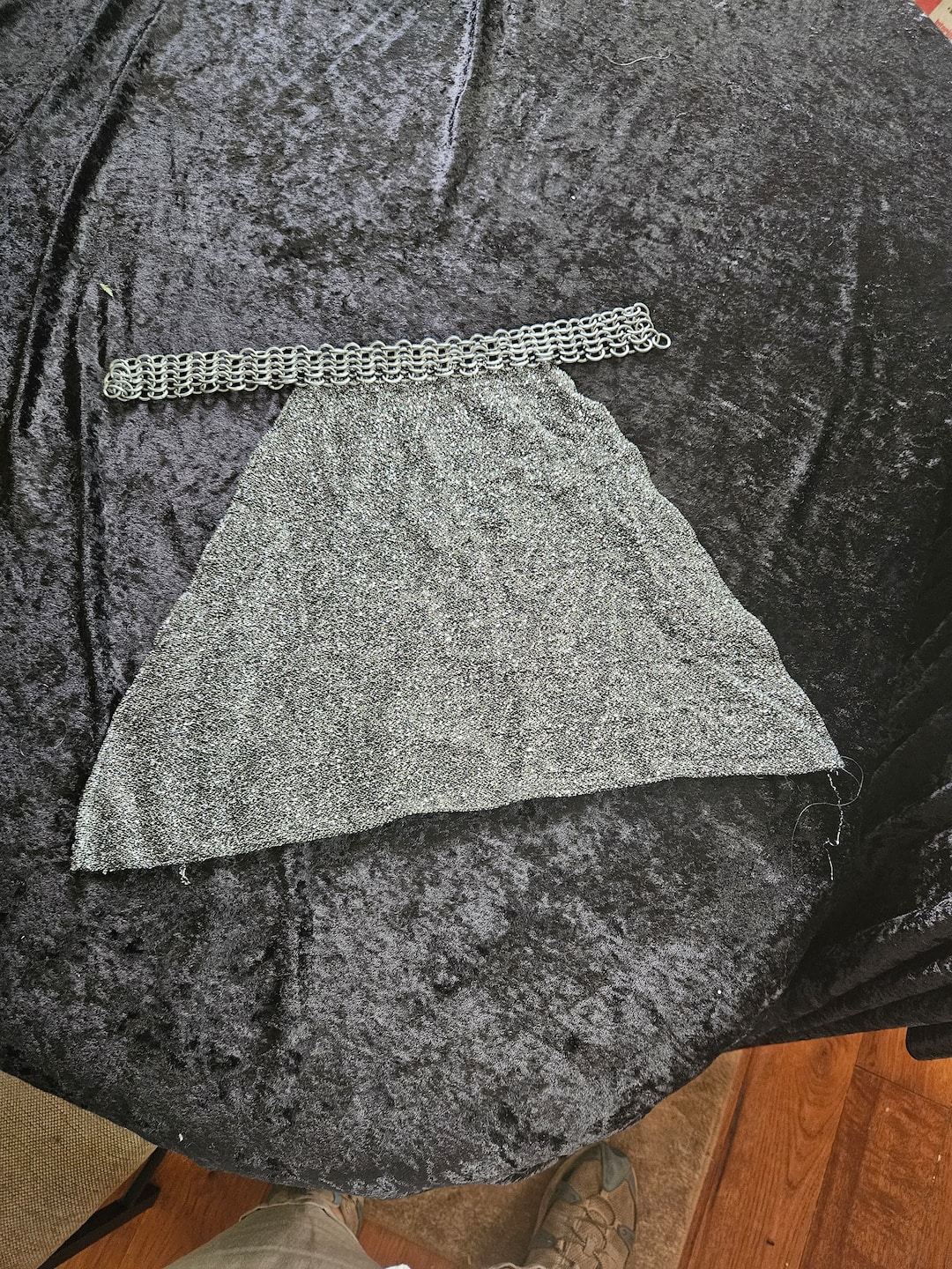 Dog Collar (chainmail) and Cape (gold Lame) - Etsy