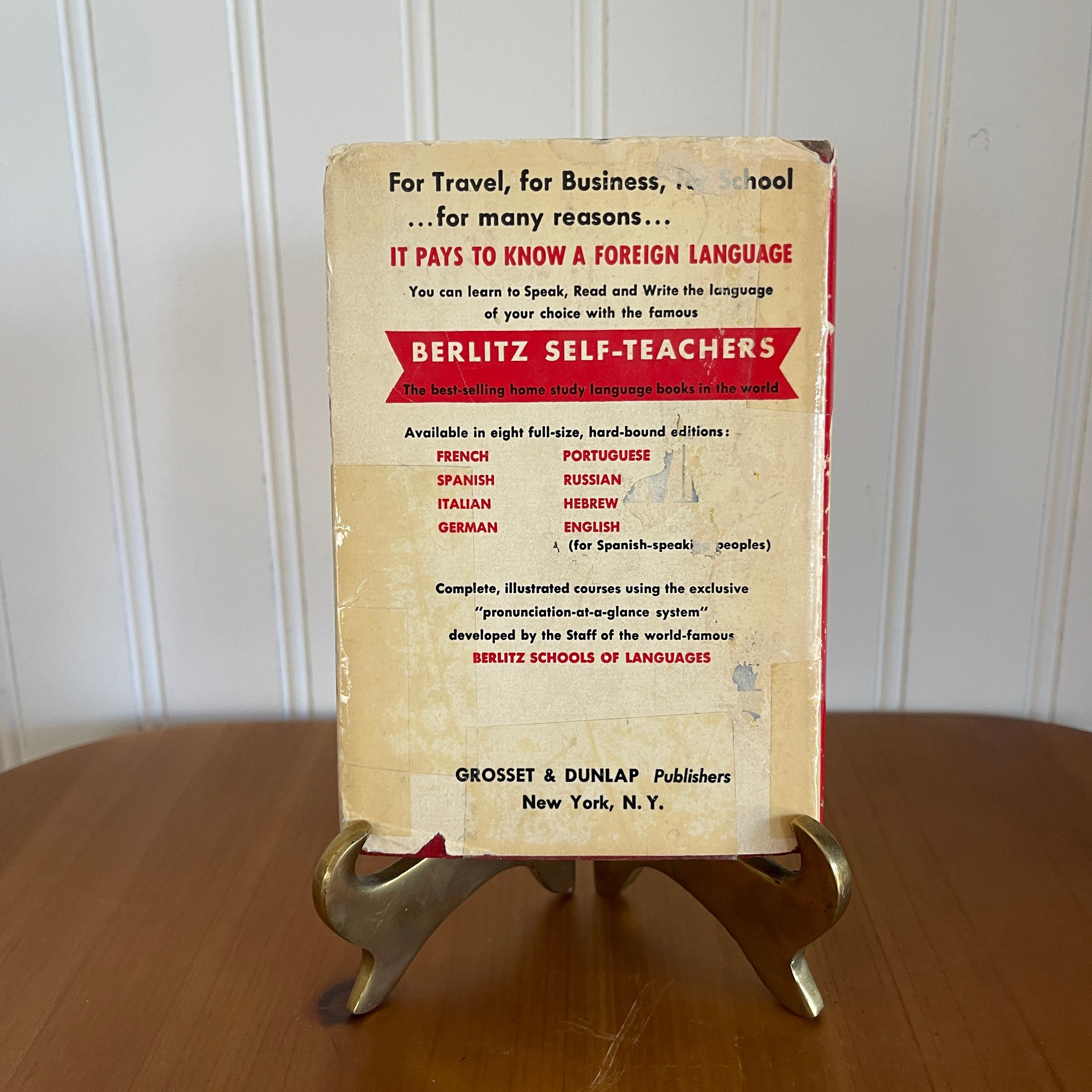 Vintage Berlitz Basic Dictionaries With Illustrations French and ...