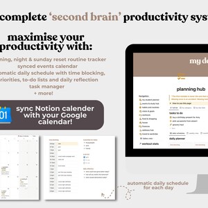 2024-25 All-in-one Notion Student Planner & Academic Notion Dashboard ...
