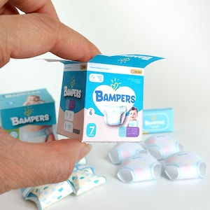 1:6 Baby Set With Diapers and Wipers (template), Newborns, Infants ...