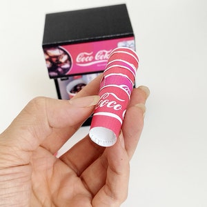 1:6 DIY Printable Soda Machine Pop Machine Fastfood Drink Miniature ...