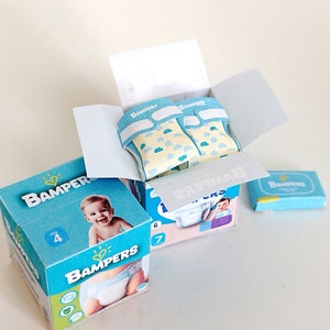 1:6 Baby Set With Diapers and Wipers (template), Newborns, Infants ...