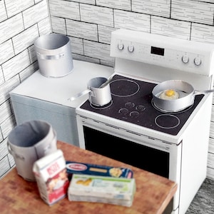 1:12 Kitchen Stove - Printable Dollhouse Furniture, DIY, Printable ...