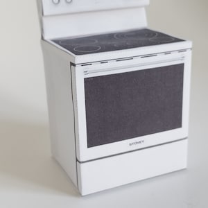 1:12 Kitchen Stove - Printable Dollhouse Furniture, DIY, Printable ...