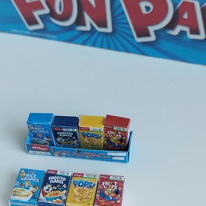 1:6, Mini Kellogg's Cereal Fun Pack for Dollhouses - Printable ...
