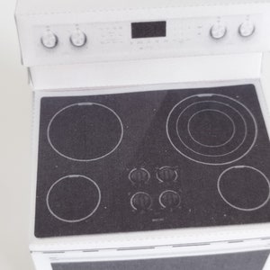 1:12 Kitchen Stove - Printable Dollhouse Furniture, DIY, Printable ...