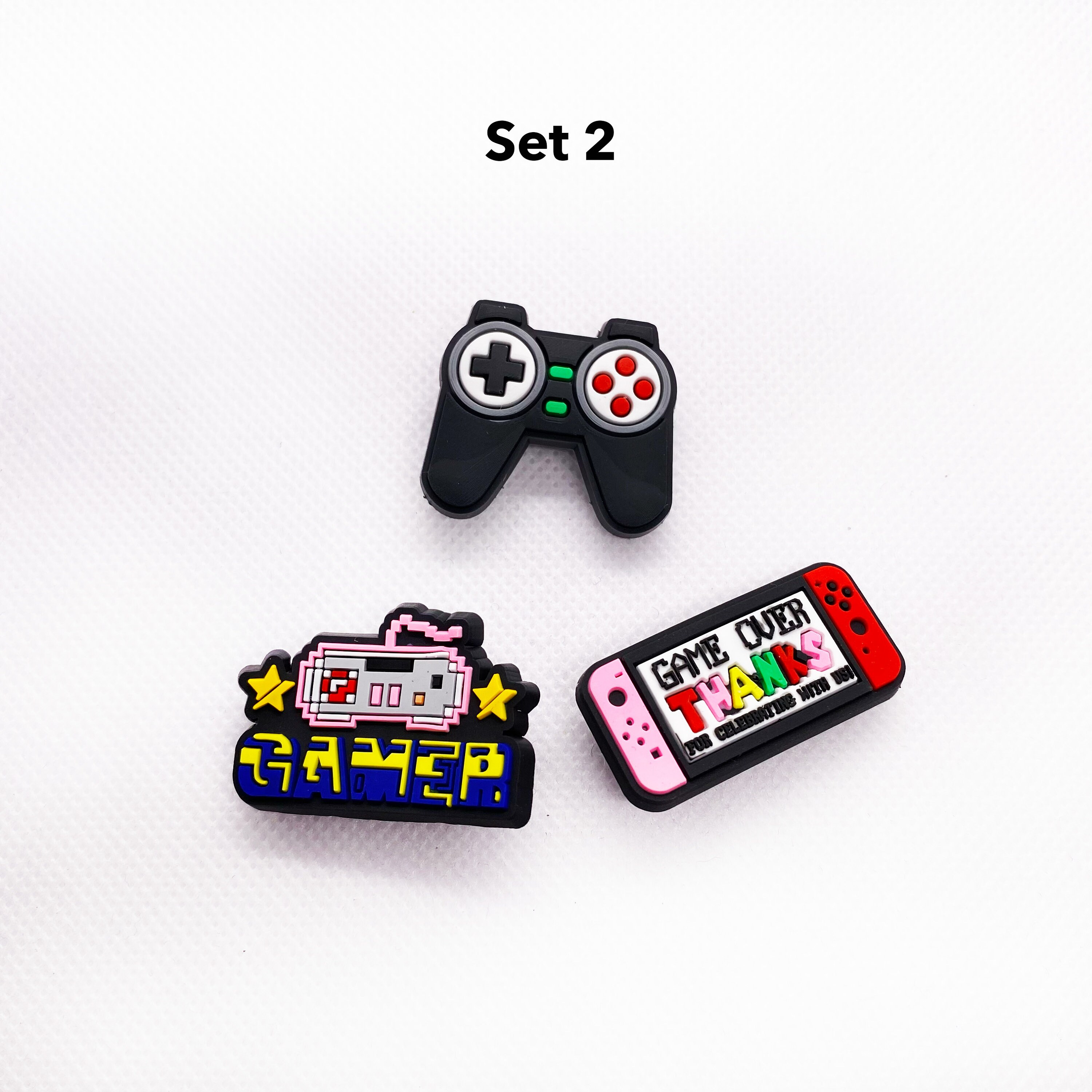 Level up Your Style With Gamers Croc Charms Set Playful - Etsy