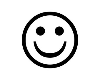 Smiley Face Digital Download SVG PNG JPG - Etsy
