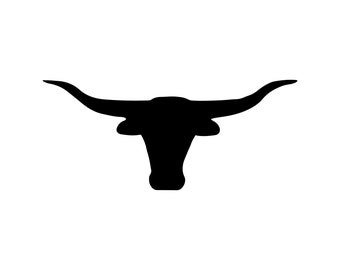 Texas Longhorn Head Instant Download SVG, PNG, EPS, Dxf, Jpg Digital ...