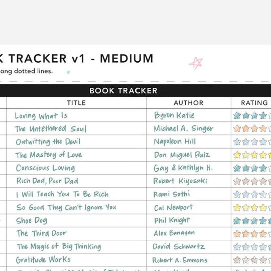 Printable Reading Journal | Minimal Reading Planner | Book Planner ...