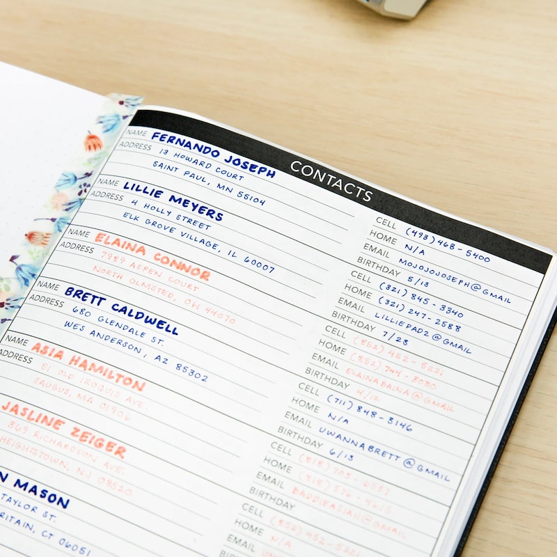 Family Address List - Etsy