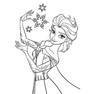 30 Pages Frozen Coloring Pages| Elsa - Anna Coloring Book| Kids ...