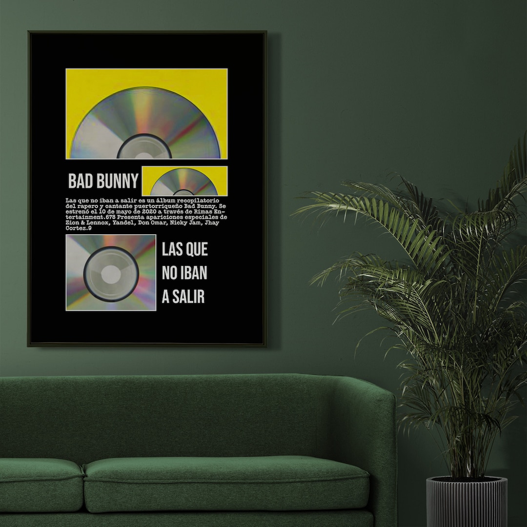 Bad Bunny Poster Las Que No Iban a Salir Poster Bad Bunny - Etsy Hong Kong