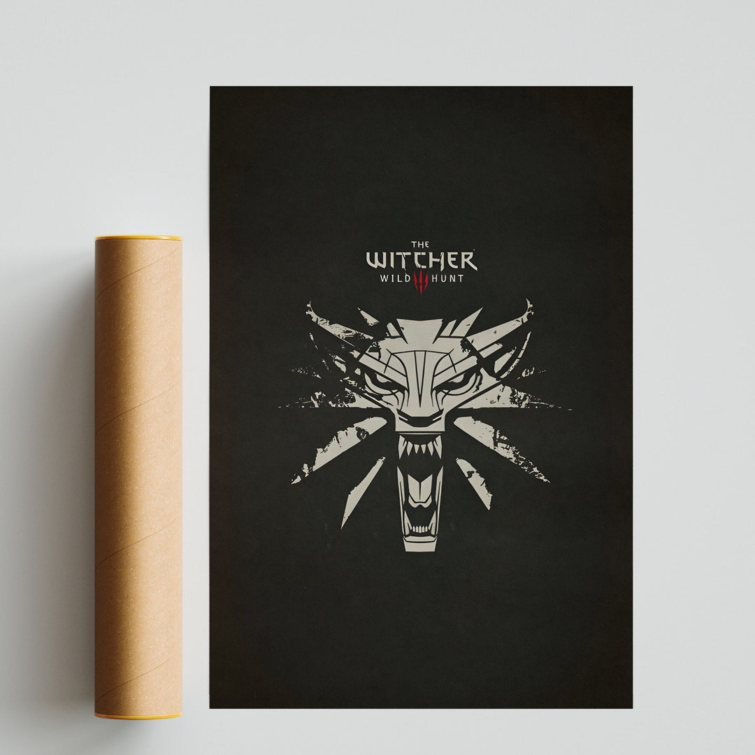 Witcher Poster Geralt Minimalist Poster Game History Poster - Etsy