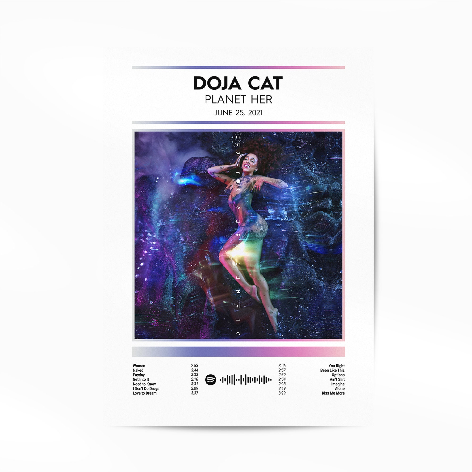 Doja Cat Poster Planet Her Poster Doja Cat Album Cover Poster vendido ...