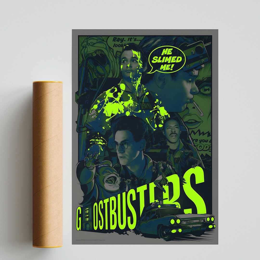 Ghostbusters Poster Minimalist Poster Ghostbusters Poster - Etsy