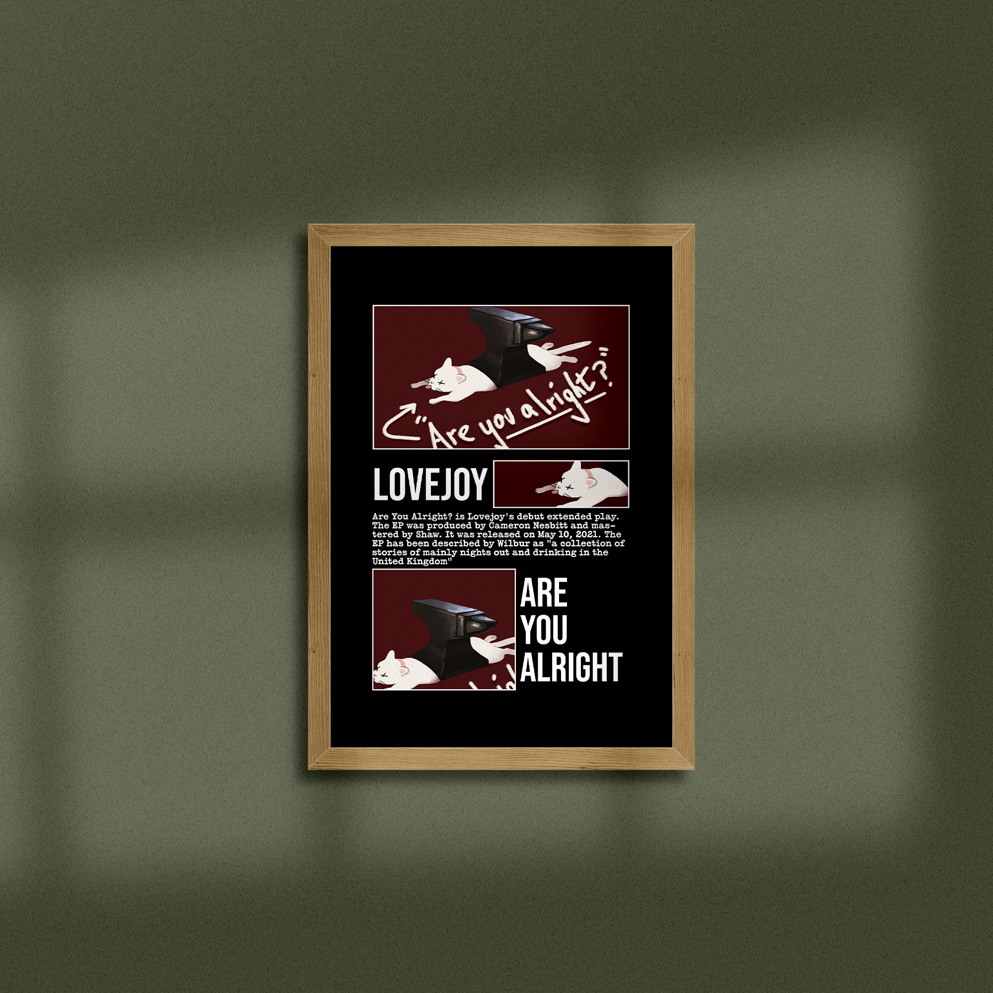 Lovejoy Poster Are You Alright? Poster Lovejoy Album Cover Prints ...