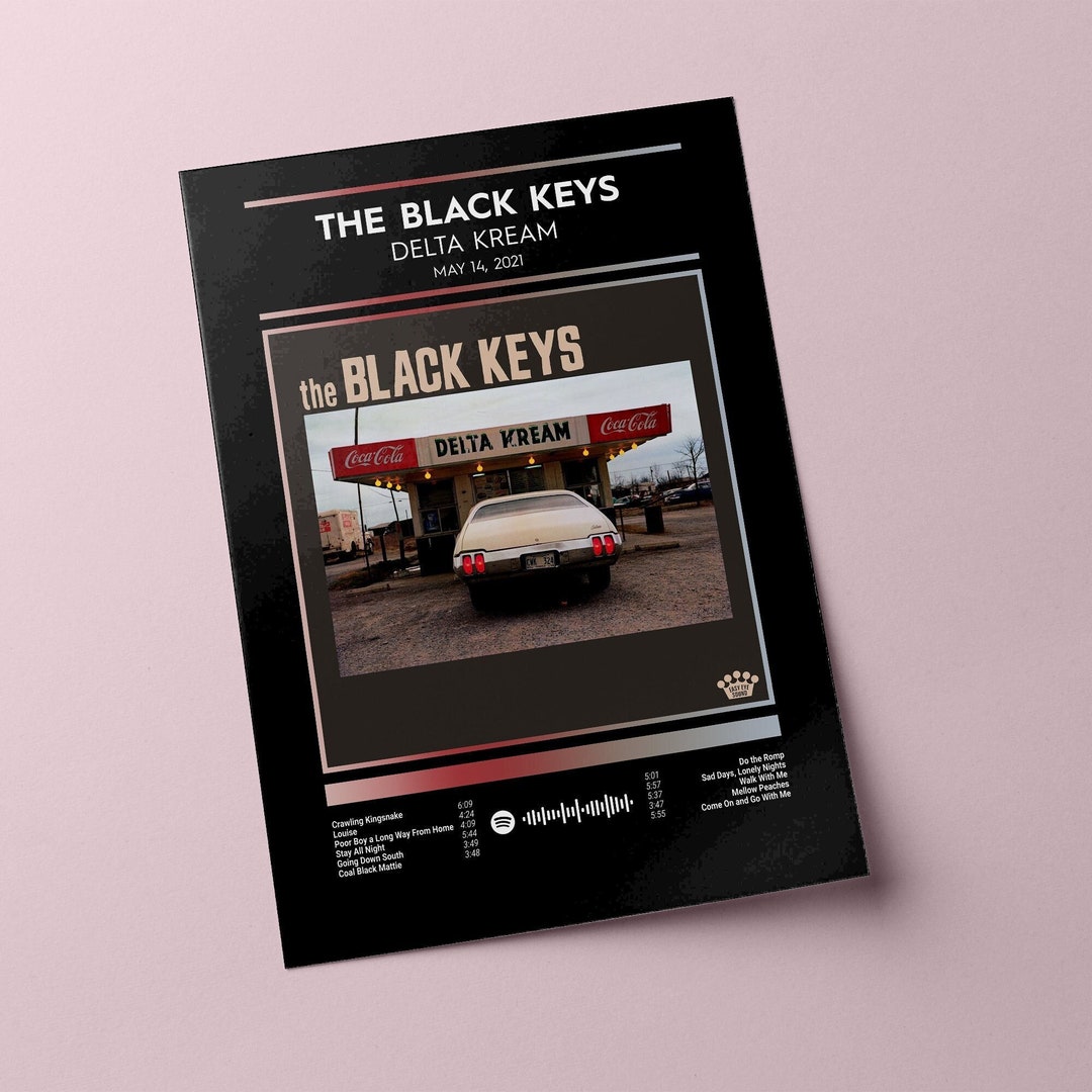 The Black Keys Poster Delta Kream Poster the Black Keys Album - Etsy