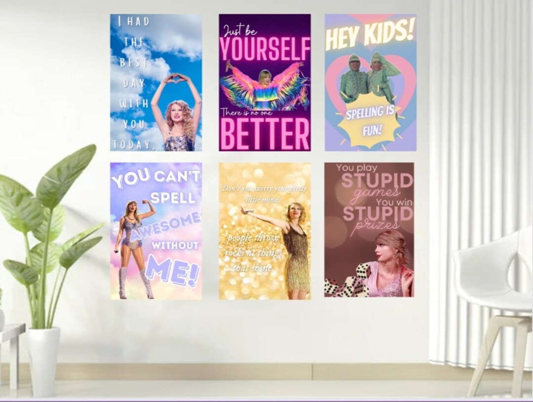 Taylor Swift Motivational Posters - Etsy
