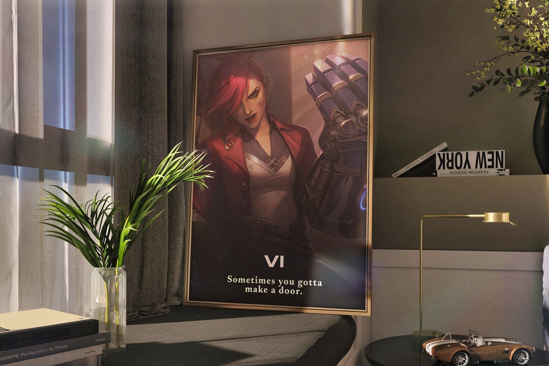 Arcane Wall Art Jinx Poster Vi Room Decor Gift Arcane - Etsy