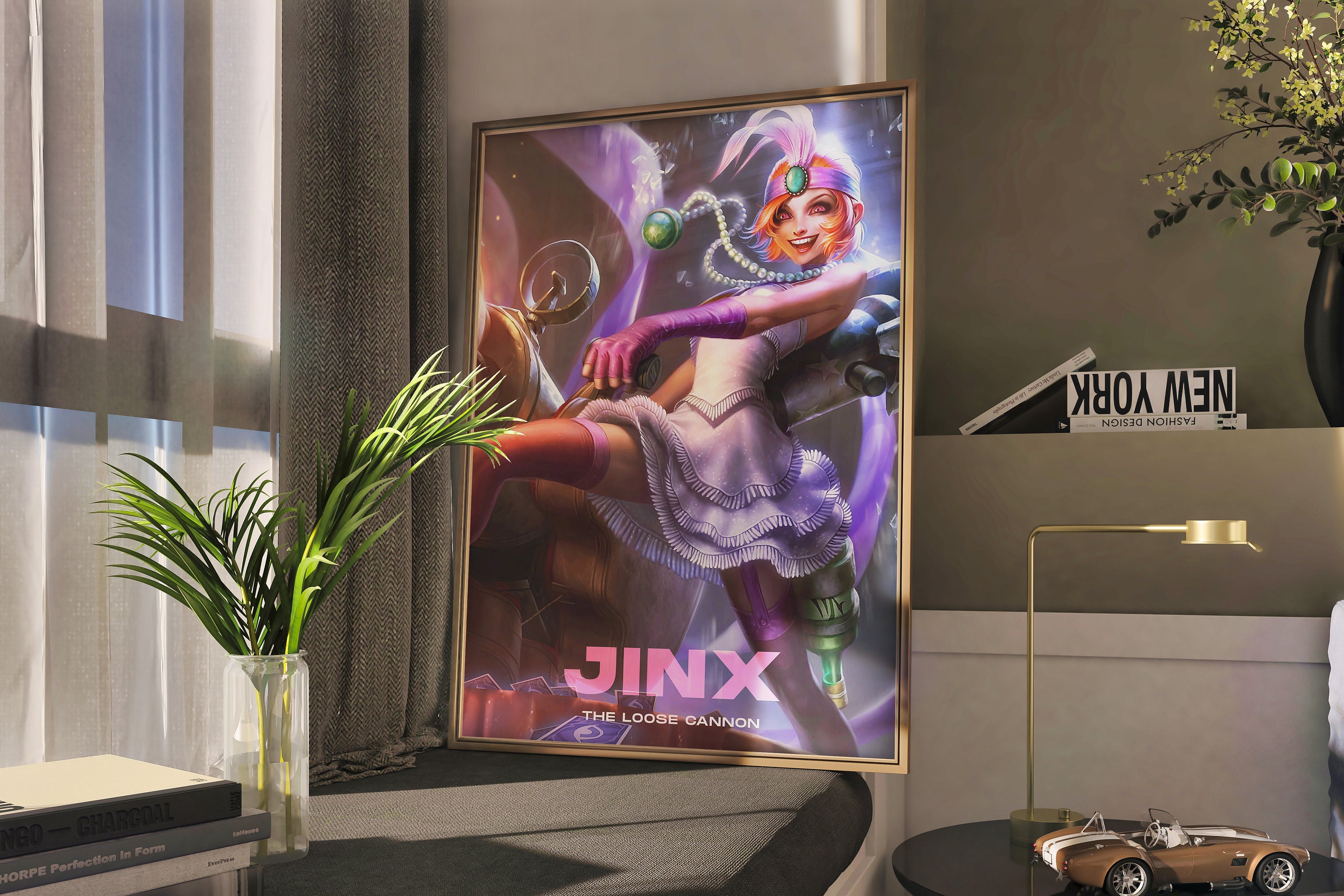 Jinx Poster Collection All Skins League of Legends Gaming - Etsy