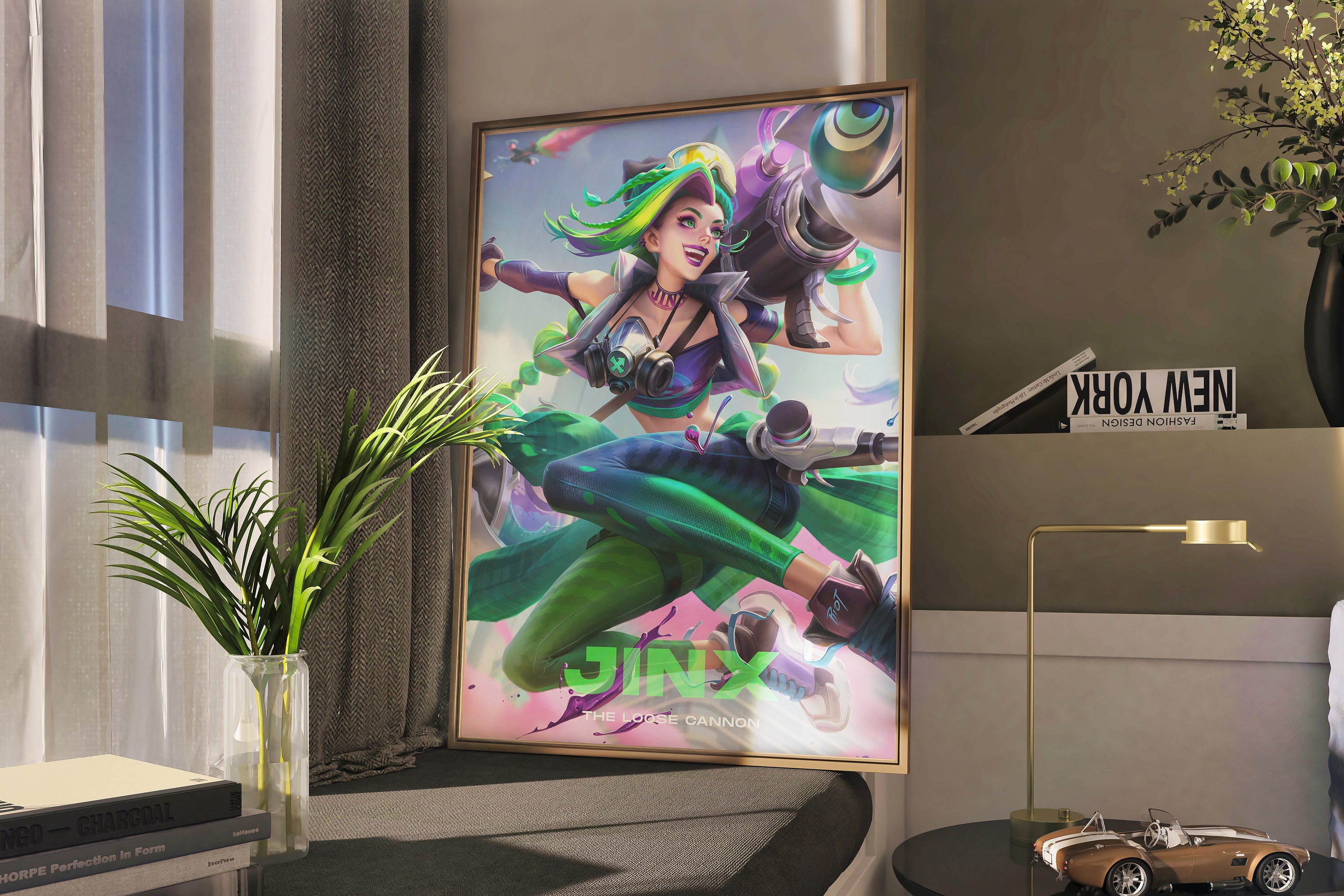 Jinx Poster Collection All Skins League of Legends Gaming - Etsy