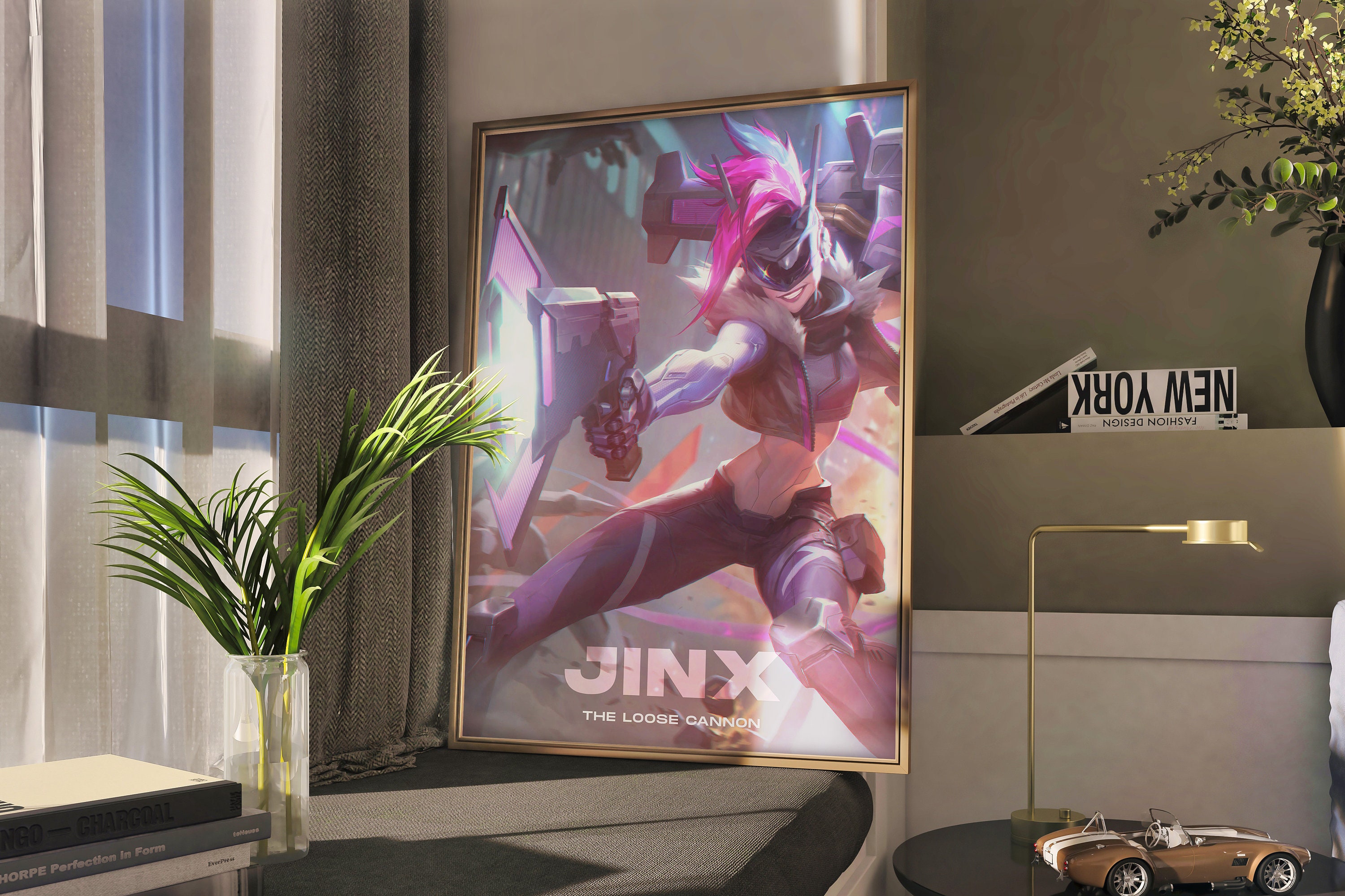 Jinx Poster Collection All Skins League of Legends Gaming - Etsy
