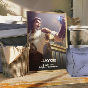 Arcane Wall Art Jinx Poster Vi Room Decor Gift Arcane - Etsy