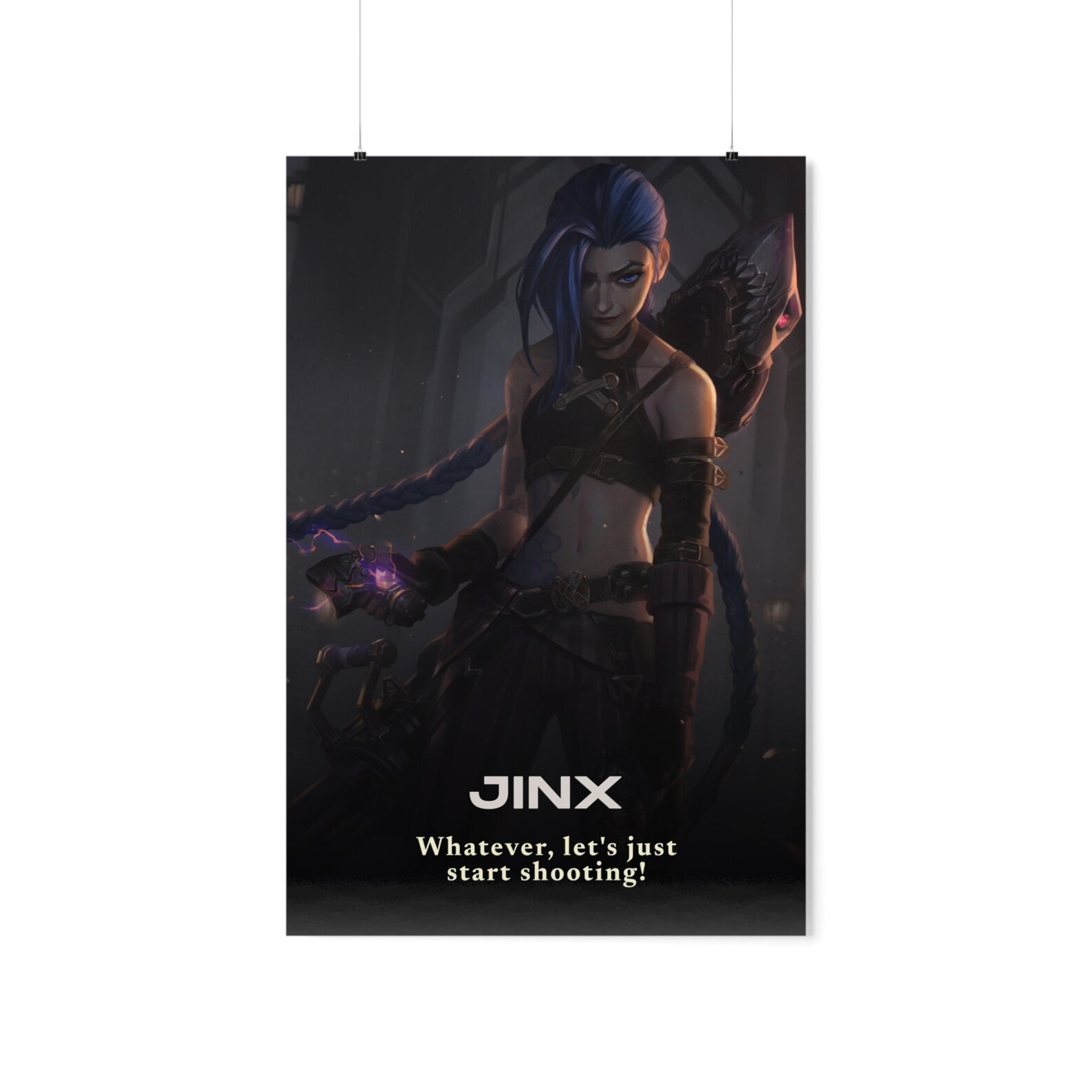 Arcane Wall Art Jinx Poster Vi Room Decor Gift Arcane - Etsy