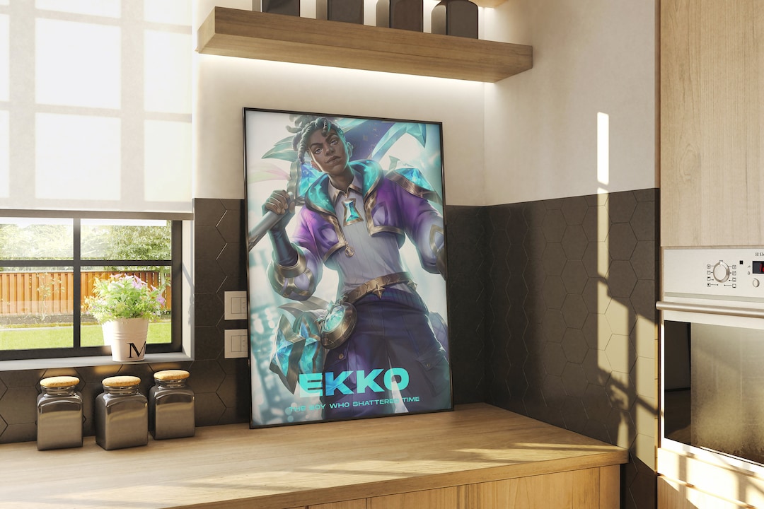 League of Legends Ekko Poster Collection All Skins - Etsy