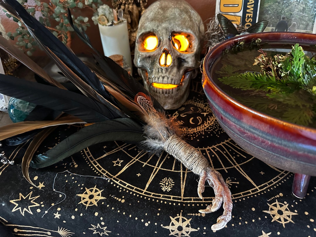 Smudge Fan Hoodoo Rituals, Voodoo, Spiritual Cleansing, Altar Tool - Etsy
