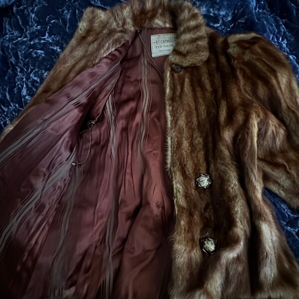 Vintage Fur Coat - Etsy
