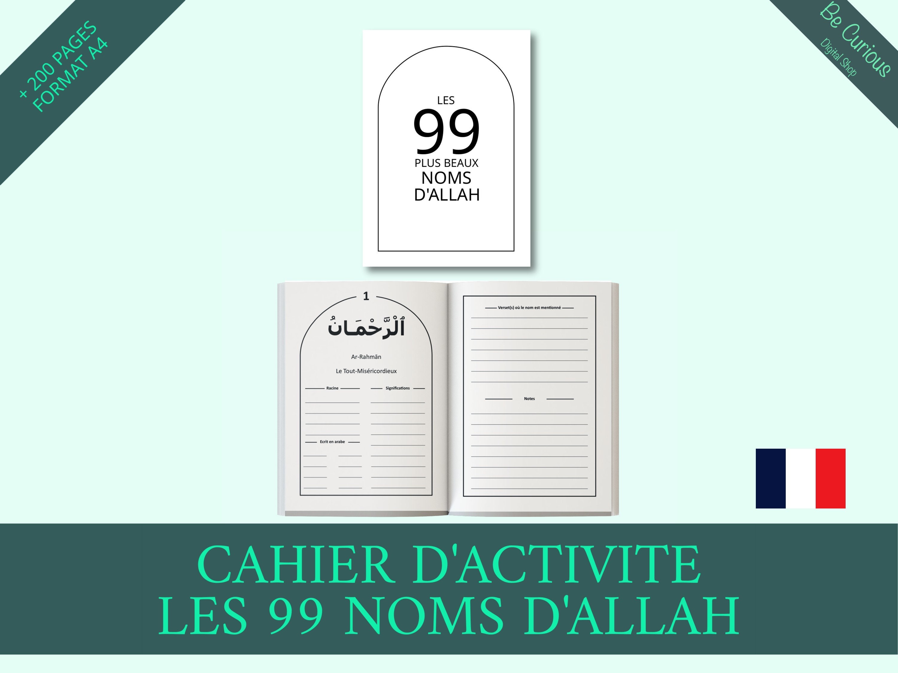 99 Names of Allah Activity Workbook | Islamic Education, Ramadan Gift ...