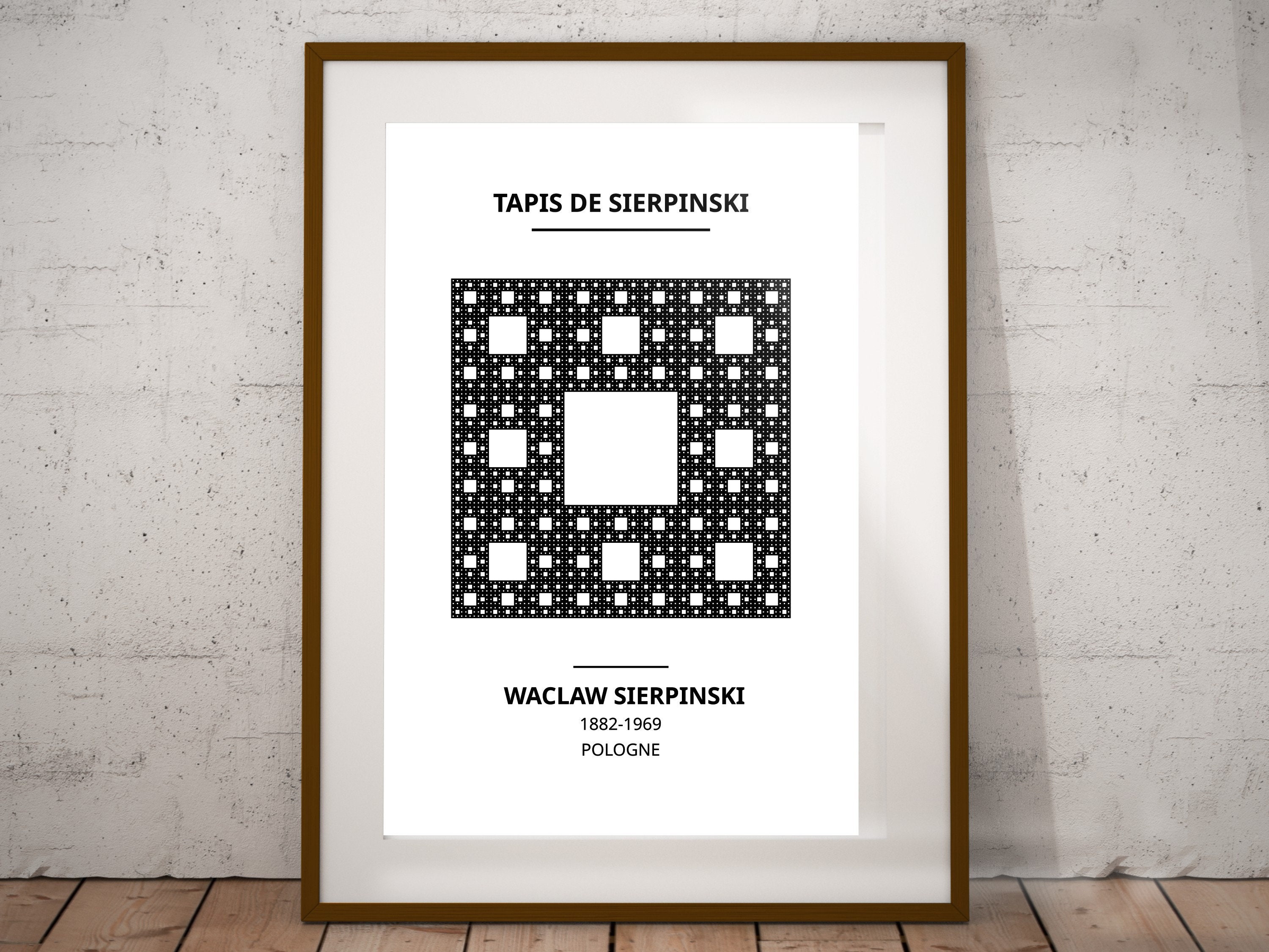 Sierpinski Fractals Posters | Triangle & Carpet | Educational Math Art ...