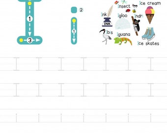 Preschool Bundle Tracing Letters and Numbers Over 100 Pages - Etsy