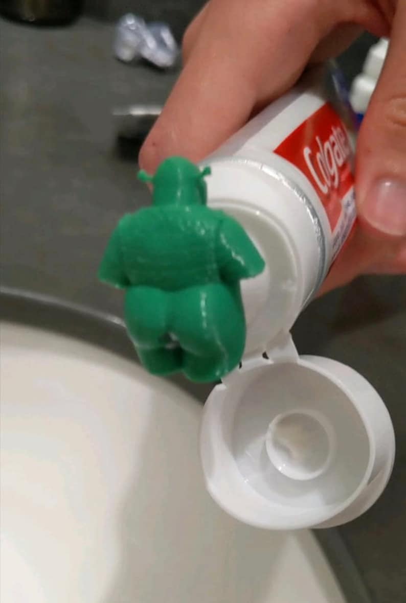 Shrek Pooping Toothpaste Cap Shrek Butt Toothpaste Topper - Etsy