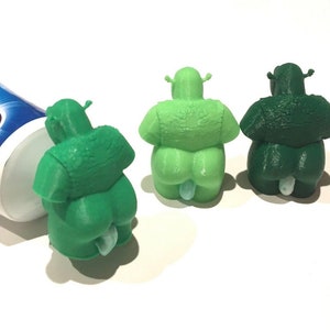 Shrek Pooping Toothpaste Cap Shrek Butt Toothpaste Topper - Etsy