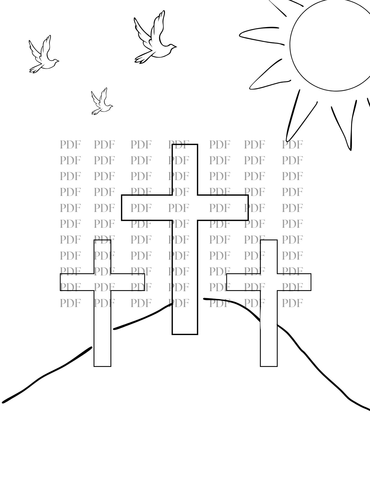 Christian Children’s Coloring Page BUNDLE - Etsy