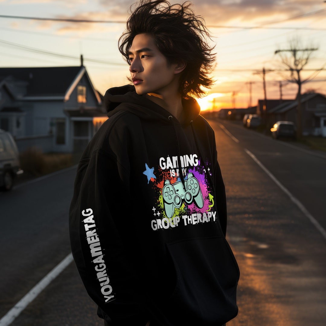 Custom Gamertag Retro Gaming Hoodie Playername Videogame Gift Cozy ...