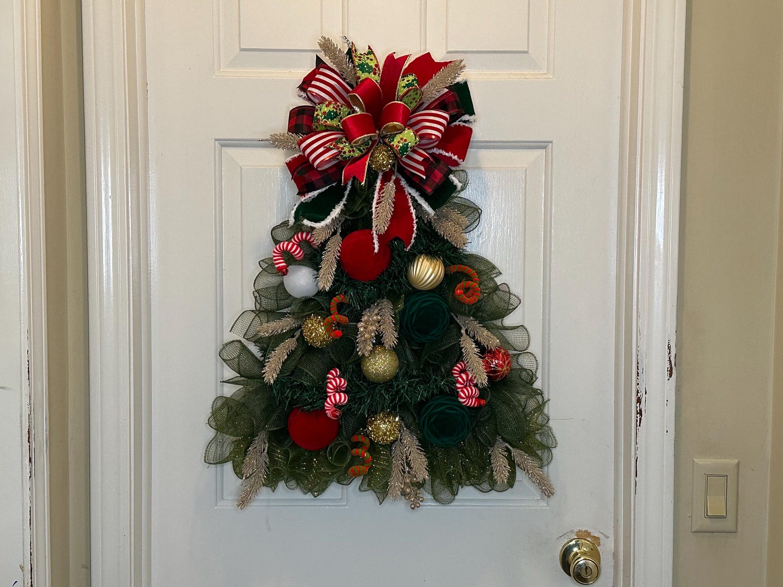 Christmas Tree Wreath - Etsy