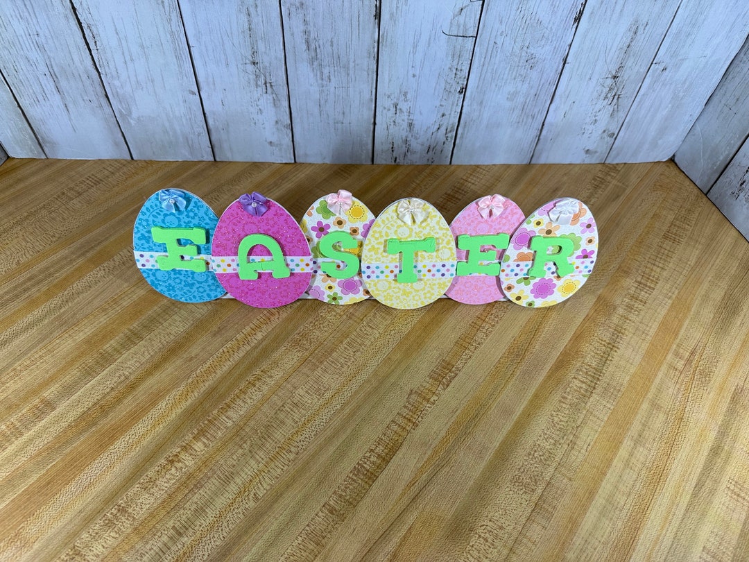Easter Egg Sign - Etsy