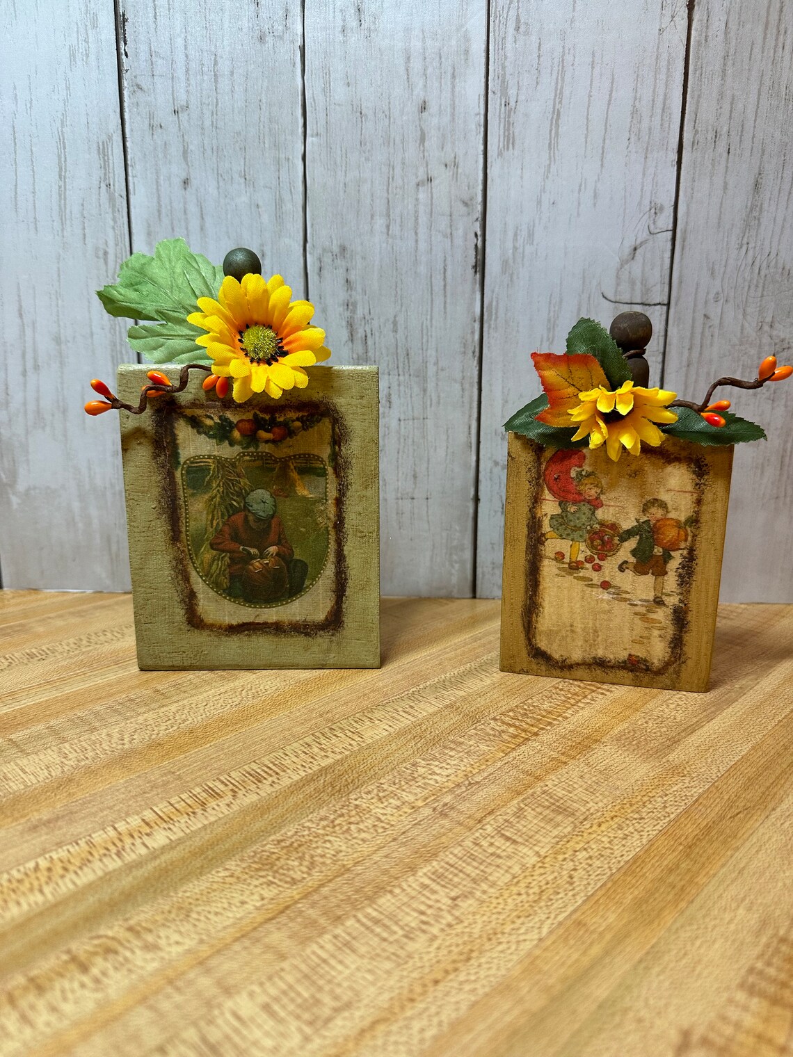 Pumpkin Blocks - Etsy